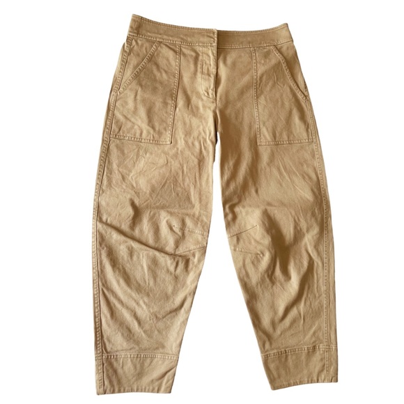 A.L.C. | Pants & Jumpsuits | Alc Crop Leg Barrel Khaki Utility Pant 4 ...